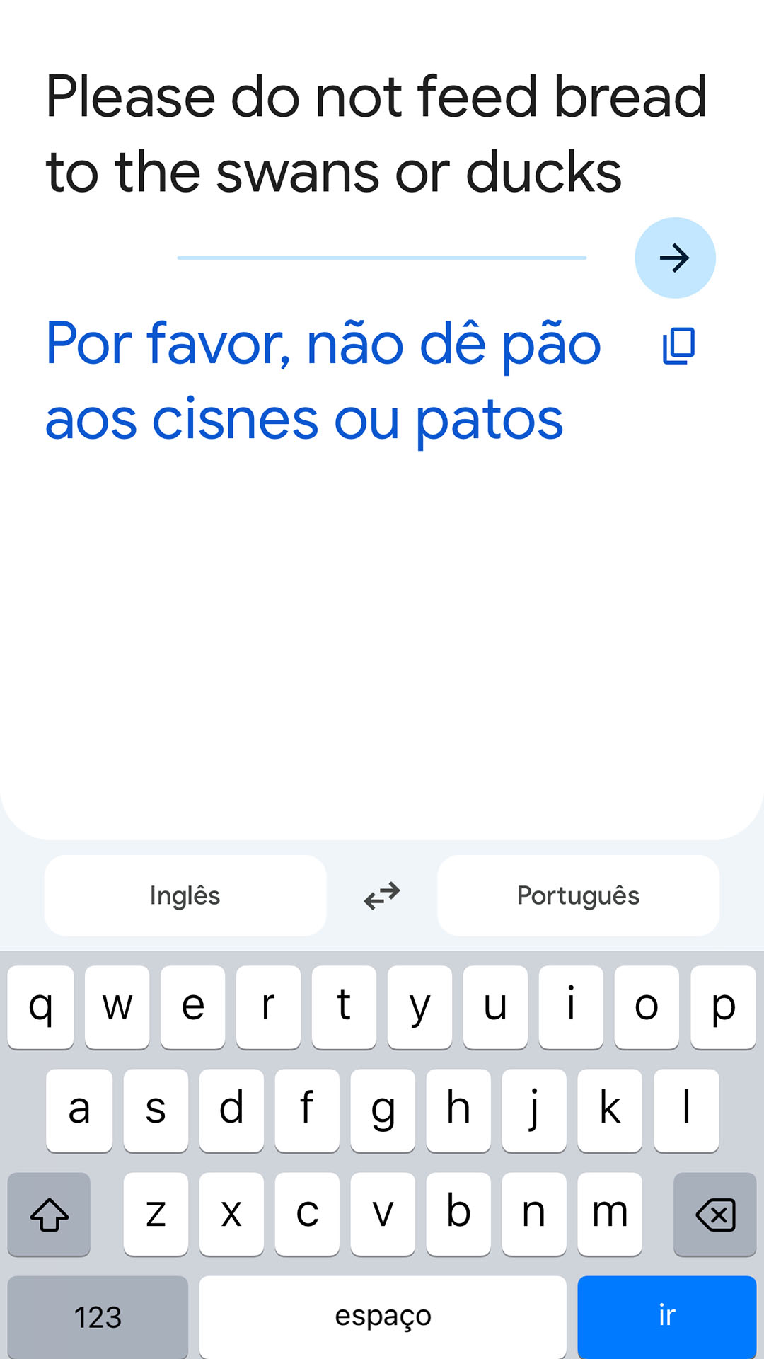 Aplicativo de tradução instantânea: Google Tradutor